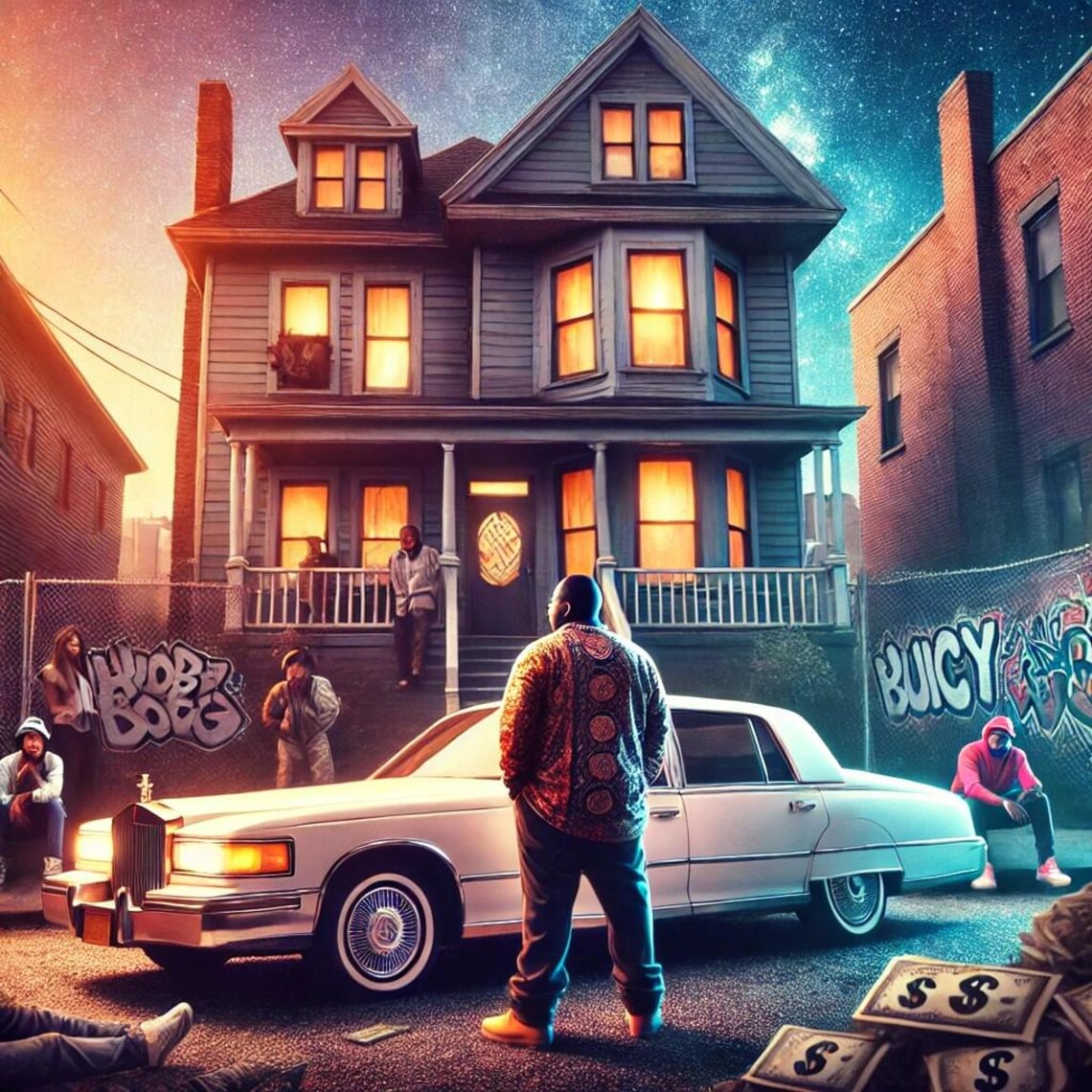 Hip-hop Legacy - 1990s Urban Street Scene Inspired by 'juicy - Etsy