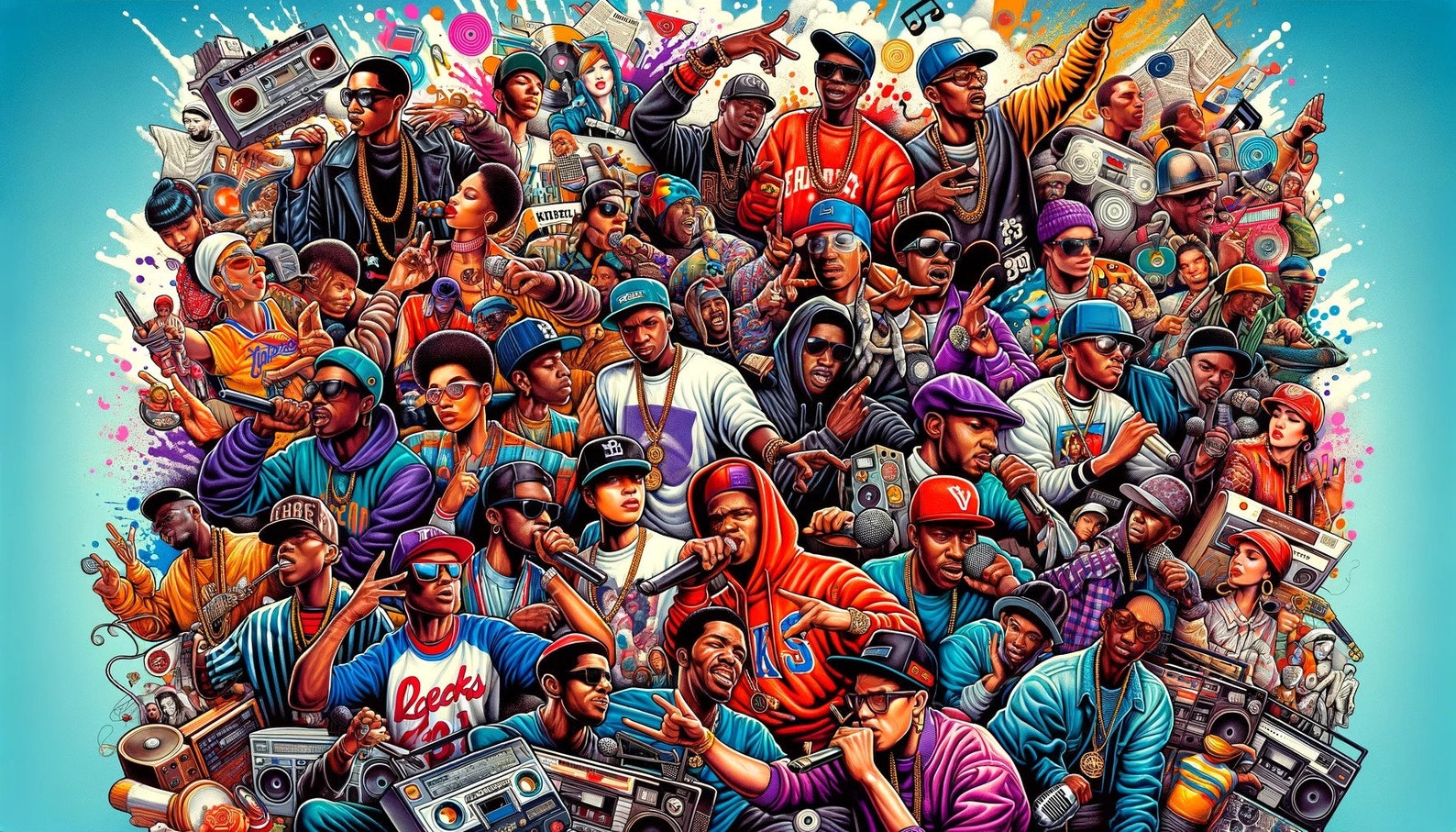 Hip-hop Legends Collage Art Print - Iconic Rap Stars Montage - Etsy UK