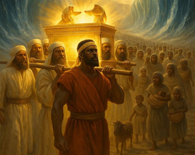 Joshua and the Ark | Children of Israel Crossing the Jordan | African ...