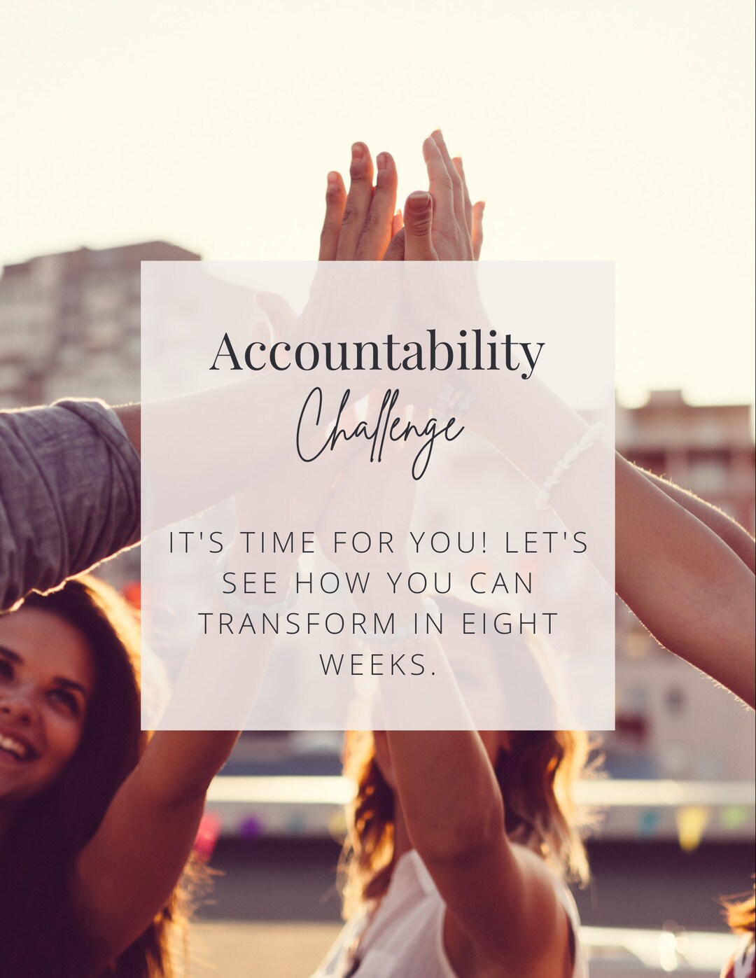 8 Week Accountability Challenge-self Guided - Etsy
