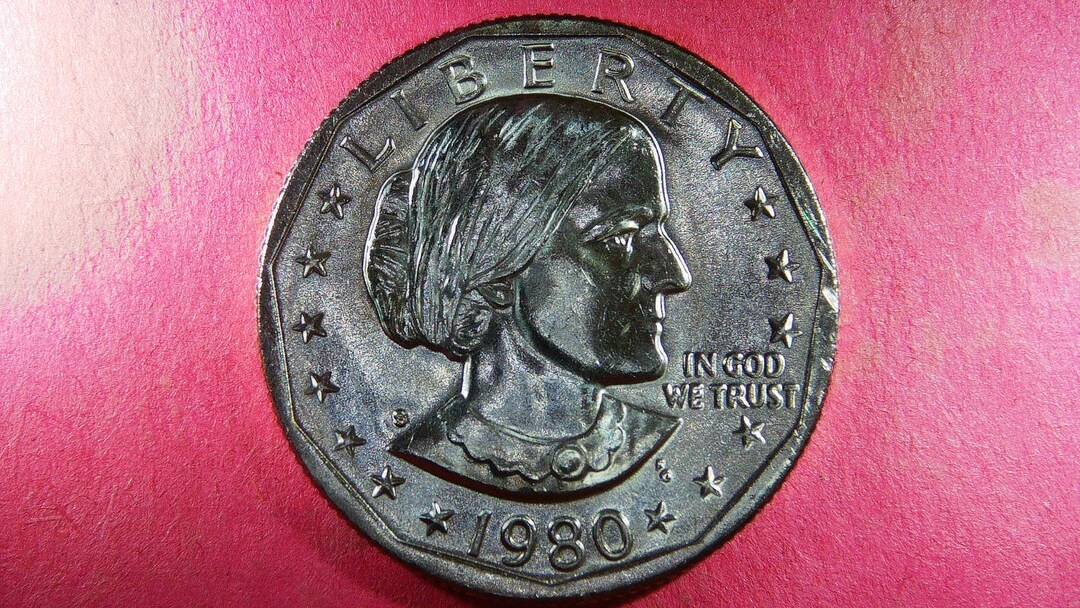 1980-S Uncirculated Susan B Anthony Dollar Coin - Etsy