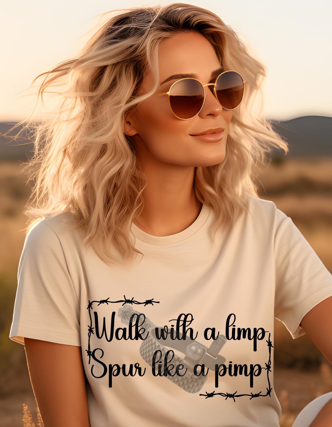 Walk With a Limp, Spur Like a Pimp T-shirt - Etsy