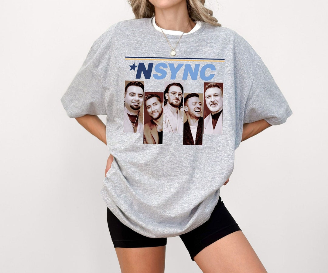 Retro NSYNC Band Sweatshirt - 90s Boy Band Merch - Etsy