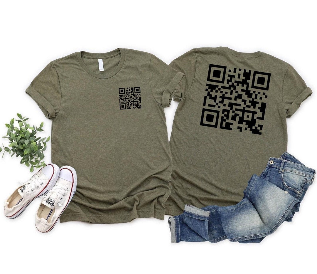 F*ck You Sarcastic QR Code Shirt, F*CK YOU! Qr Code Tee, Dirty Words ...