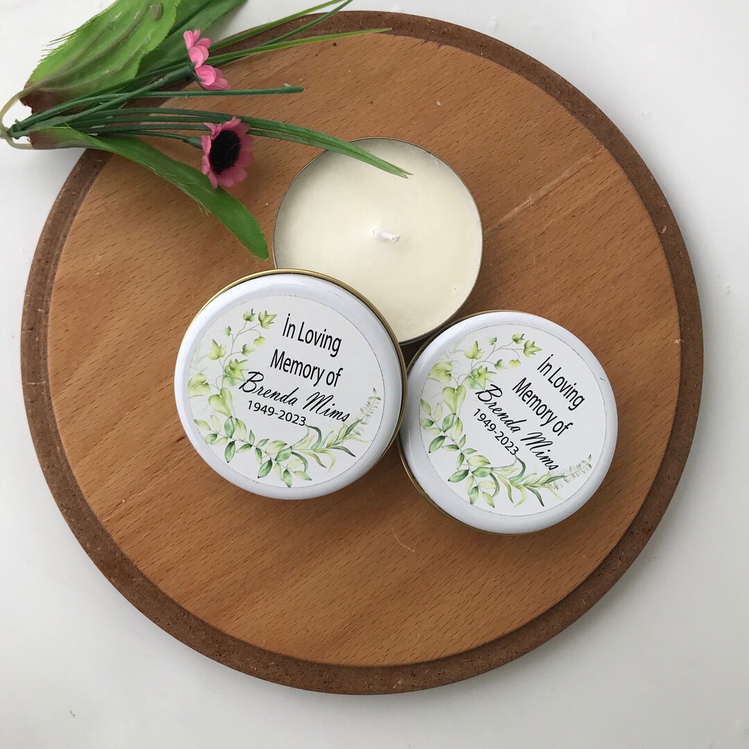 30 Pcs Funeral Candle Favors, in Memory of Candles ,funeral Candle ...