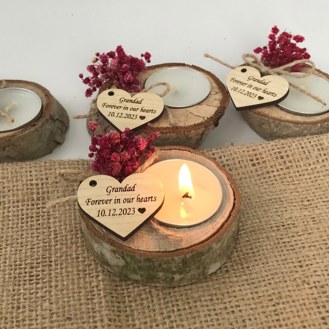 15 Pcs Funeral Favors Candle ,personalized Candle,memorial Service ...
