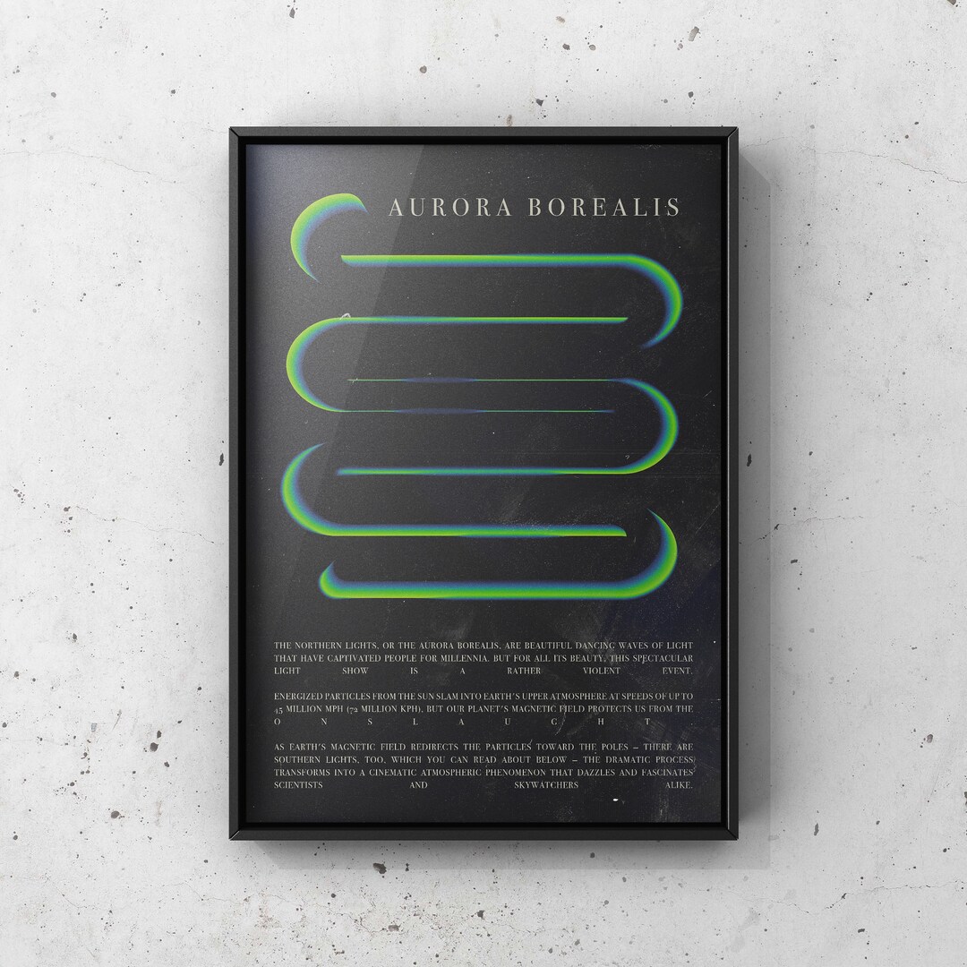 Aurora Borealis Print - Etsy