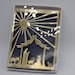 3D Simple Nativity Scene Christmas Card in Gold and Blue - Etsy
