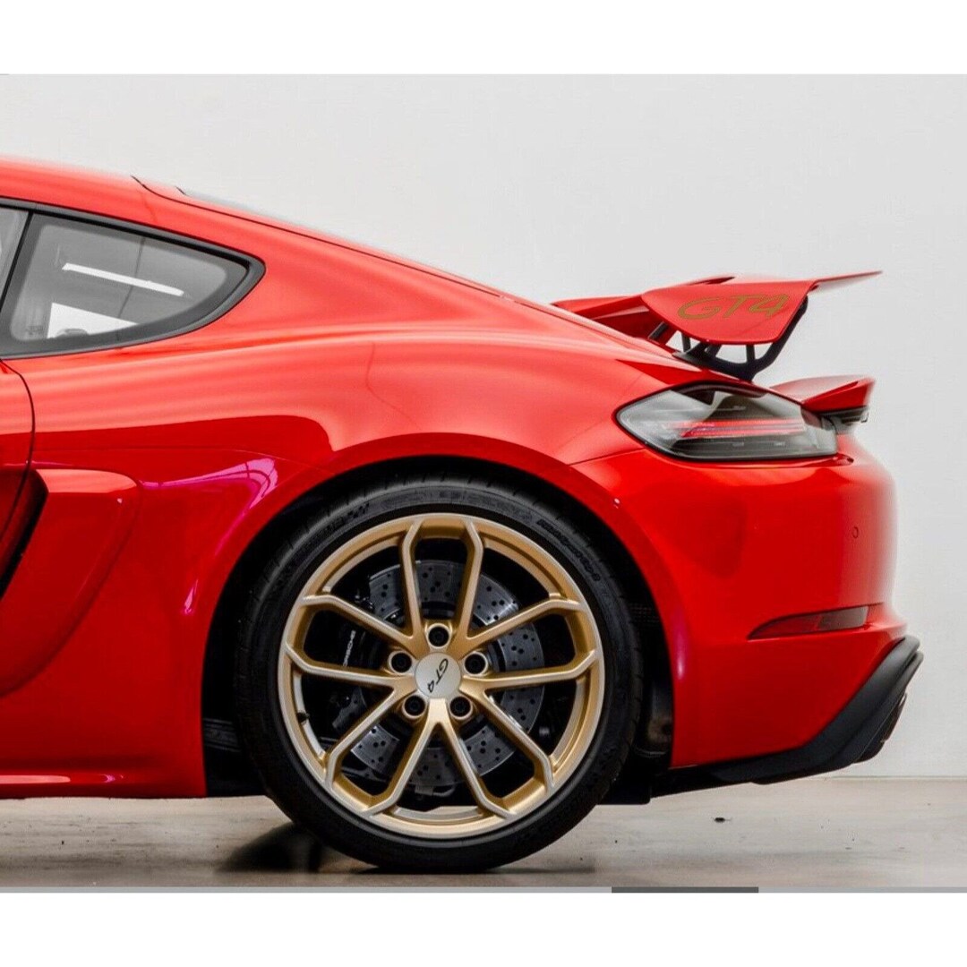 Custom GT4 Spoiler Wing Decals for Porsche Cayman GT4 - Etsy