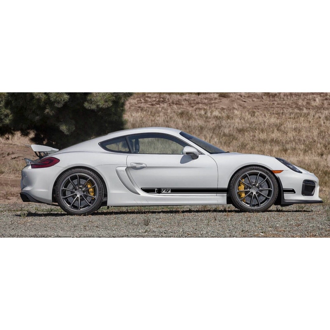 Custom GT4 Triple Stripe Side Door Decal for Porsche Cayman - Etsy