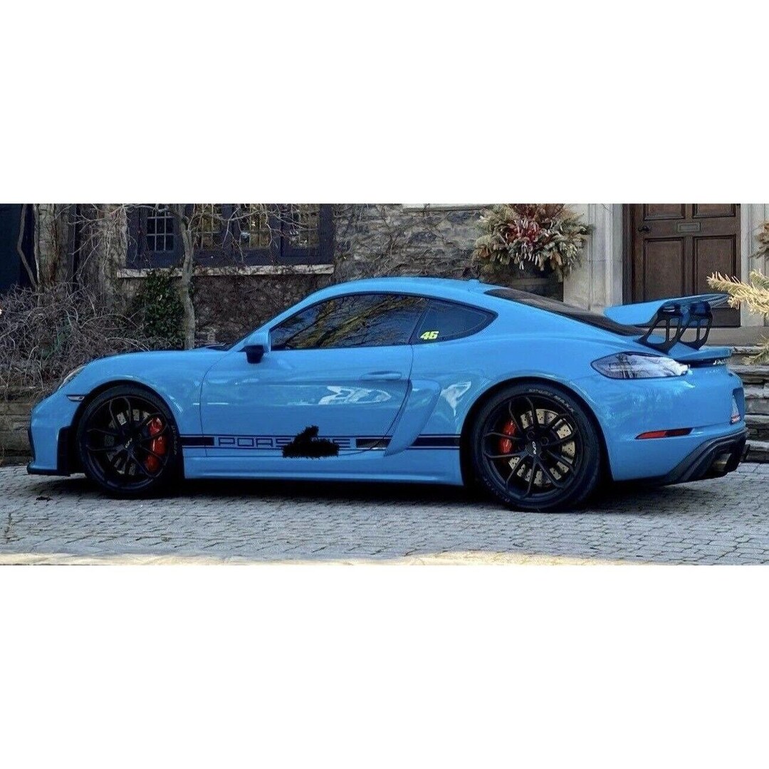 Triple Stripe Custom Side Decals Set for Porsche Cayman - Etsy
