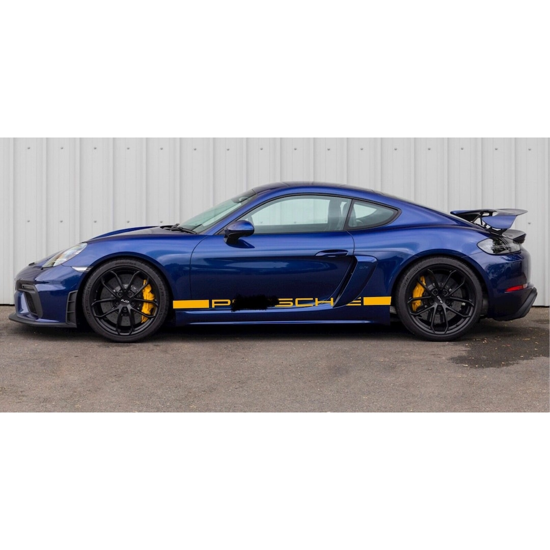 Heritage Speedster Custom Side Decals Set for Porsche Cayman - Etsy