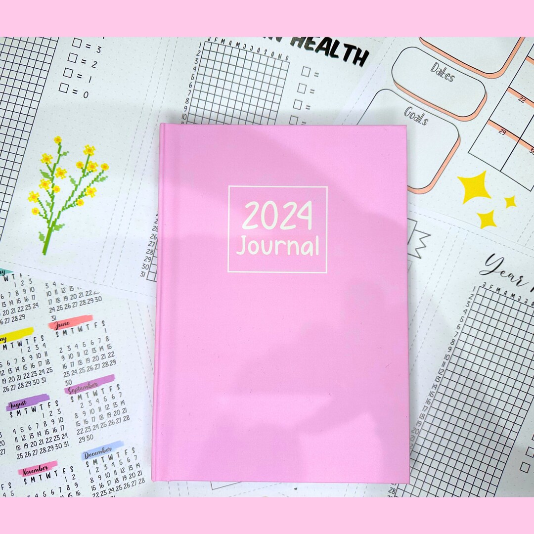 2024 Bullet Journal Book, A5 Bullet Journal, 2024 Diary, Journal ...