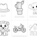 Little Artists' Objects Coloring Book Digital Download Printable - Etsy