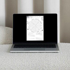 Wheel of Goals Printable 8section Life Planner for Goal Setting ...