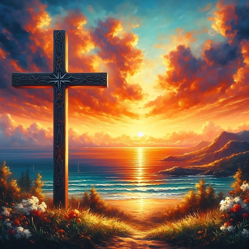 Lovely Cross Paintings - Etsy