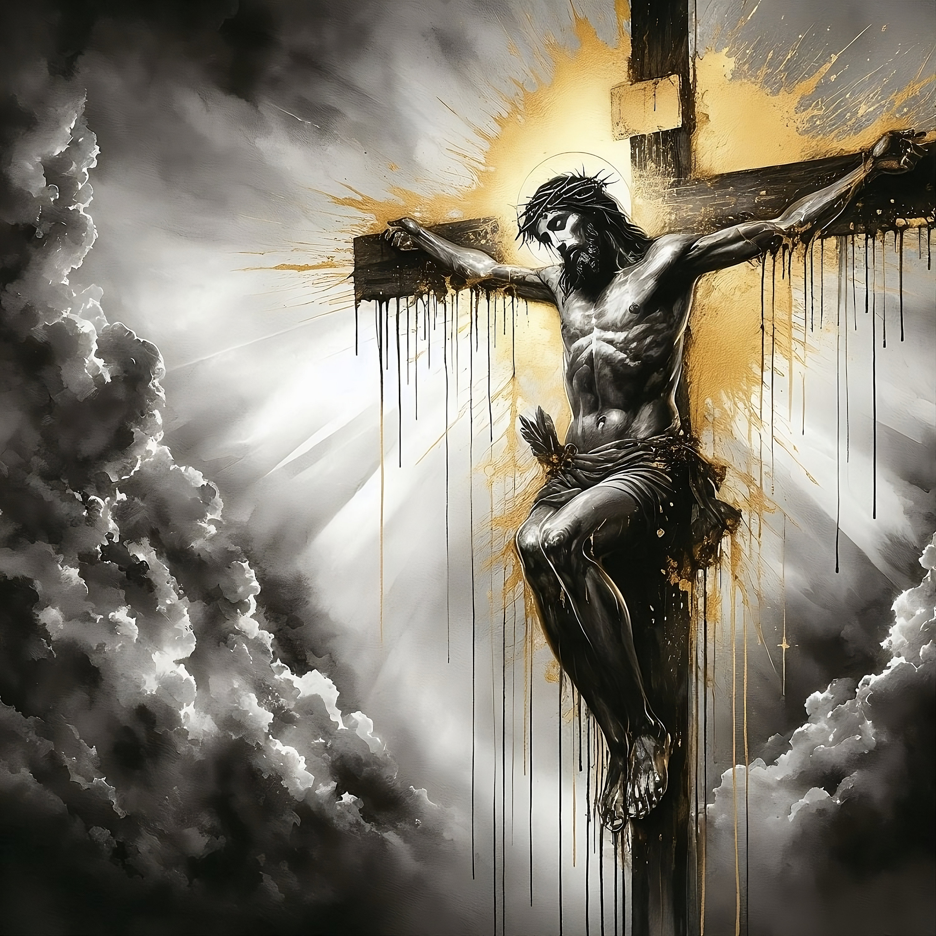 Jesus Christ Painting - Etsy