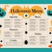 Halloween Menu Templates. 21 Editable Menus, Spooky Themes. Perfect for ...