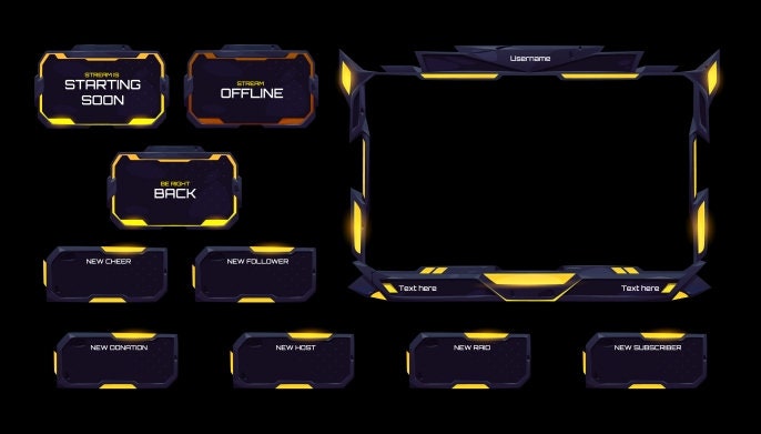 69 Twitch Gaming Stream Templates! TV Streaming Templates Collection ...