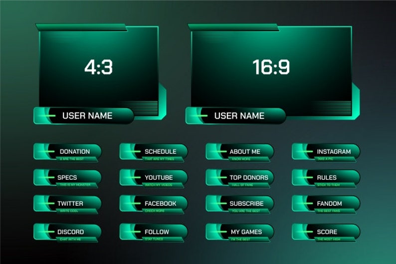 69 Twitch Gaming Stream Templates! TV Streaming Templates Collection ...