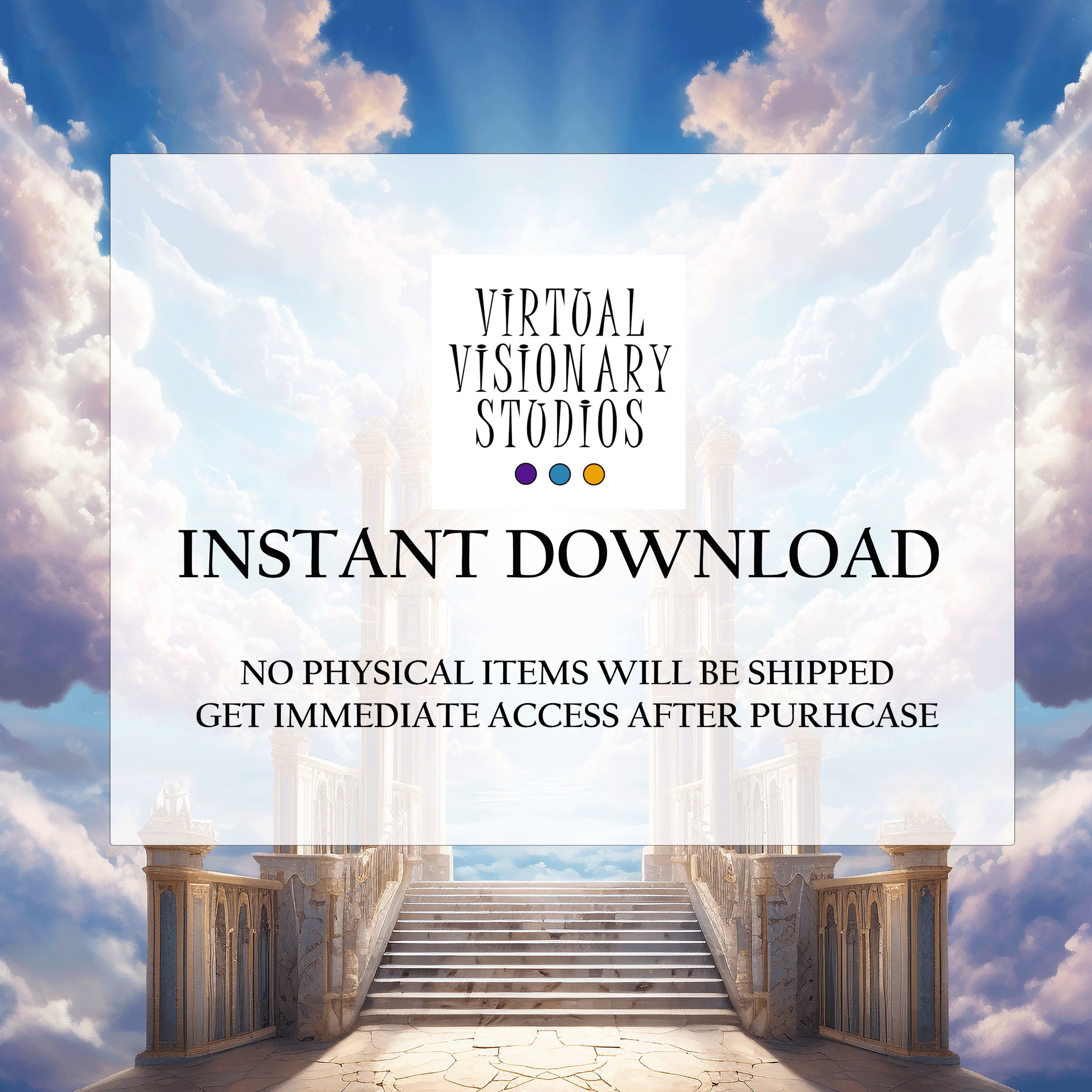 Memorial Heavenly Background With Sky Light, Gates and Clouds ...