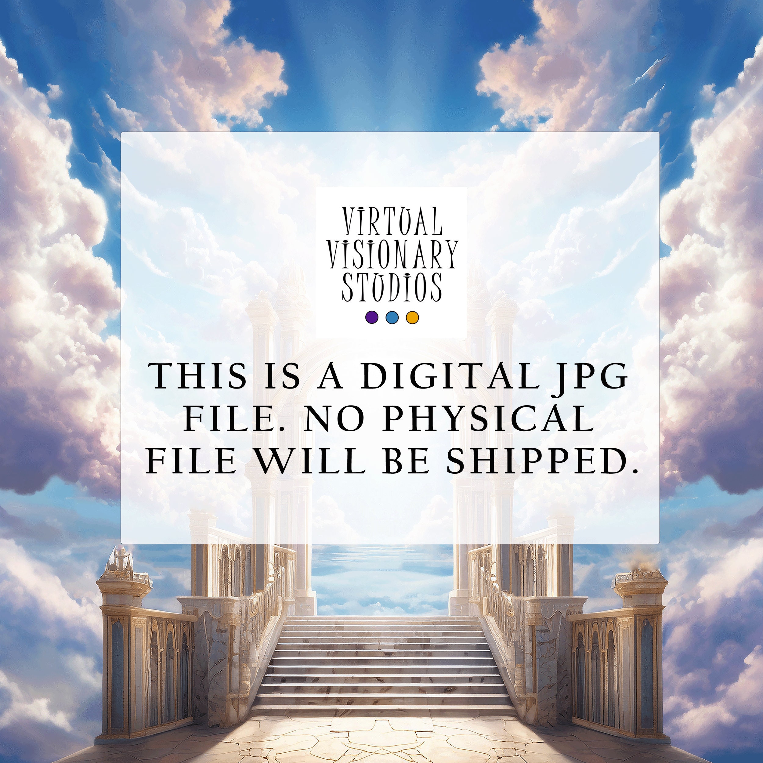 Memorial Heavenly Background With Sky Light, Gates and Clouds ...