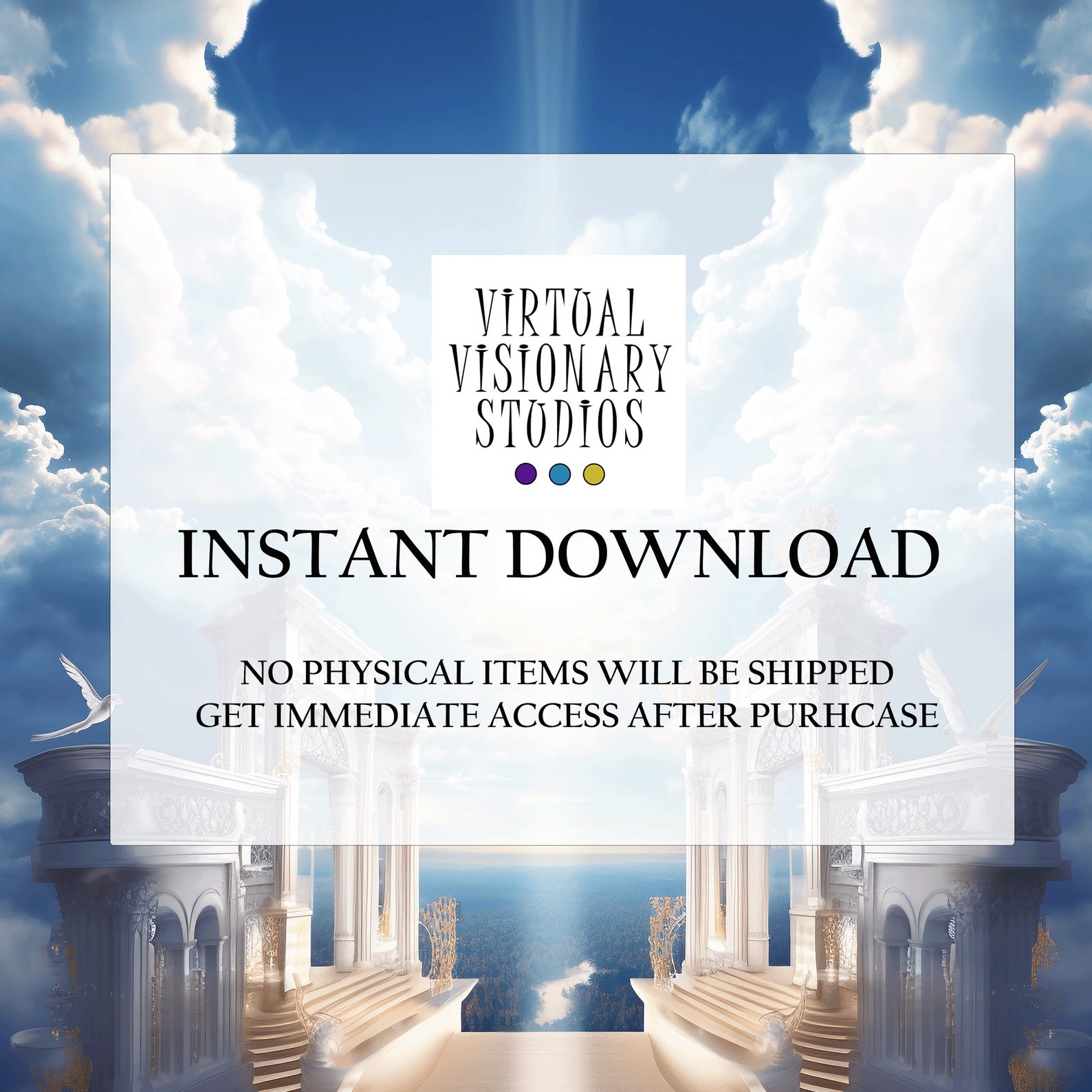 Celestial Gate With Breathtaking Nature Background Memorial Background, Memorial Backdrop ...