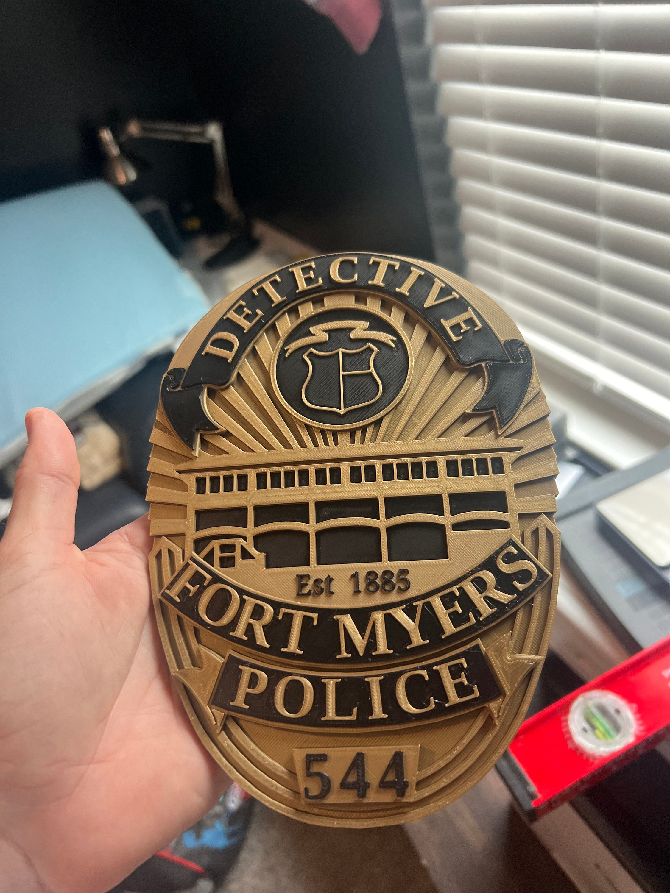 Custom Badge for Police or Deputies, Wall Hanger or Desk Display - Etsy