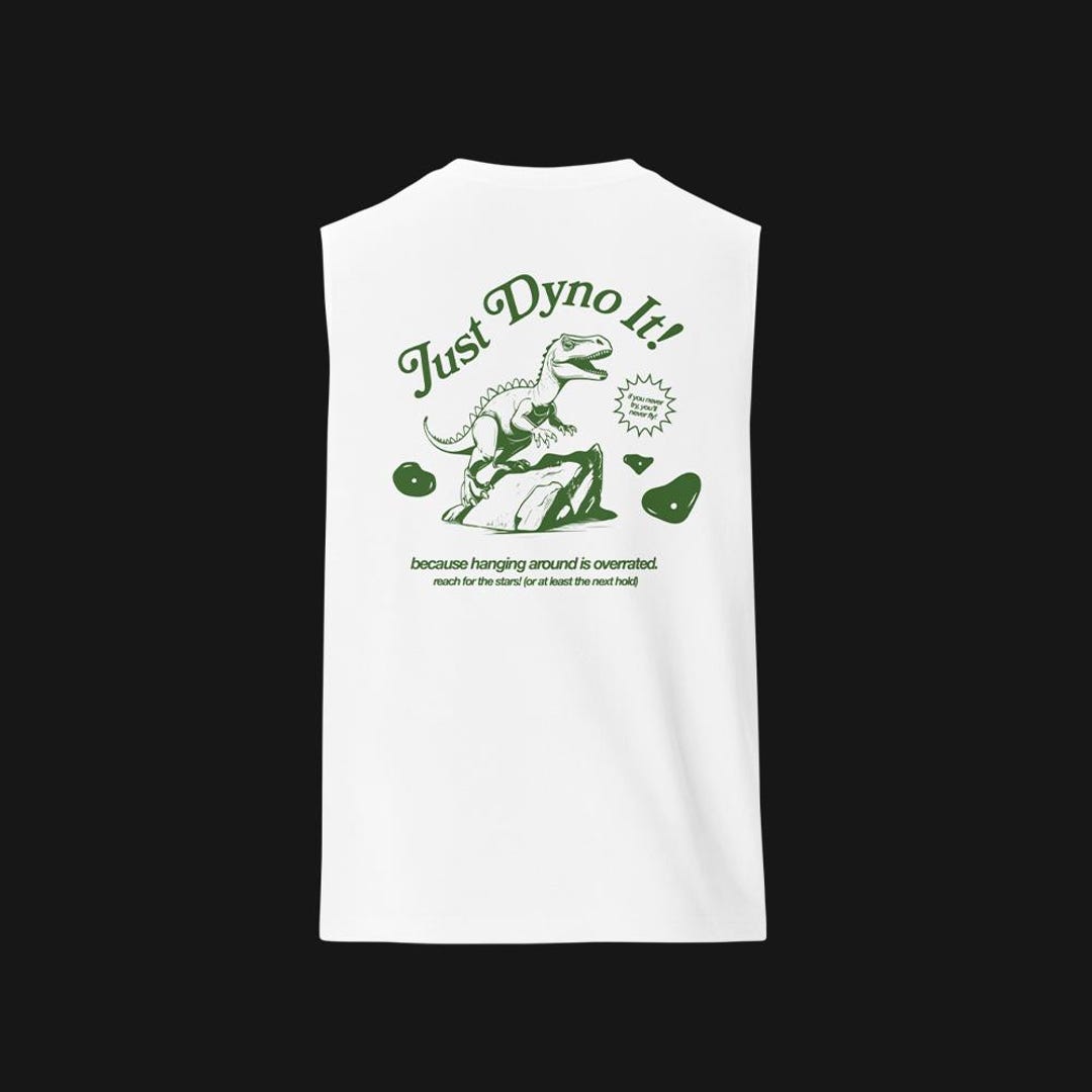 Dyno Crew Muscle Tank — Unisex Bouldering Tank Top, Rock Climbing ...