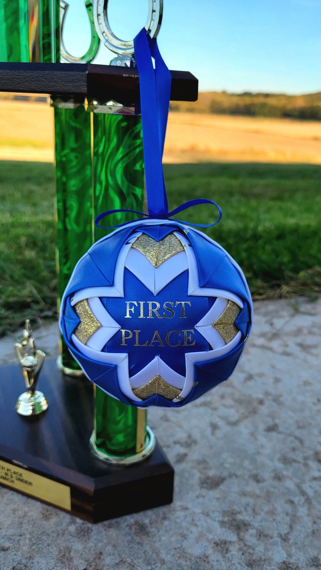 Ornament With Show Ribbons - Etsy