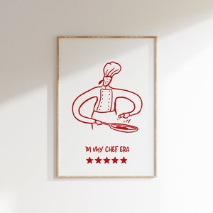 Decorative Food Poster, Artful Food Wallart, Kitchen Decor, Digital ...