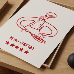 Decorative Food Poster, Artful Food Wallart, Kitchen Decor, Digital ...