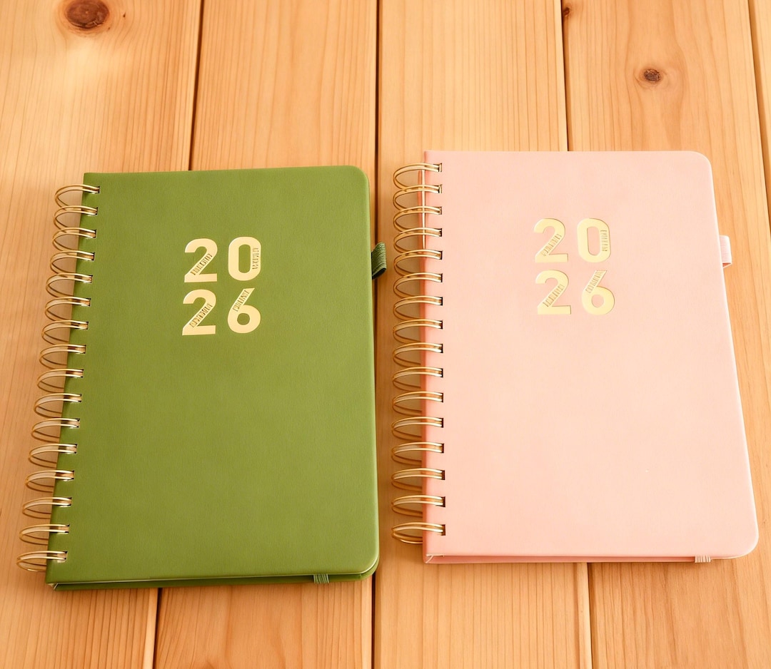 Personalized 2026 Daily Planner,coiled 2026 Planner - Weekly & Daily ...