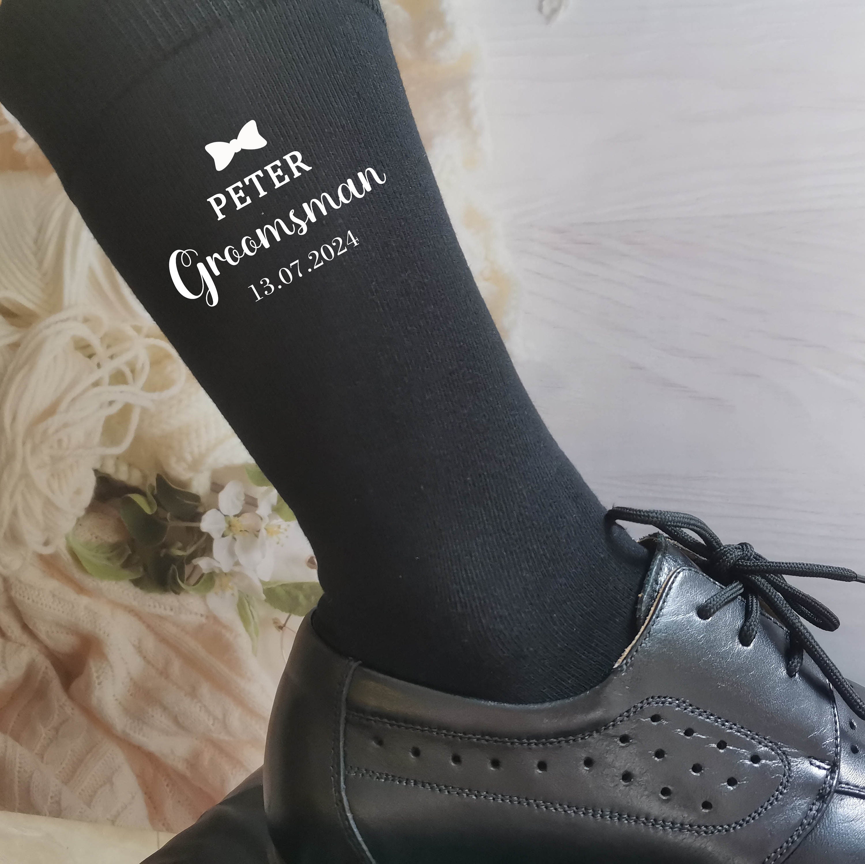 Personalized Best Man Socks,groom Socks,groomsman Socks,man of Honour ...
