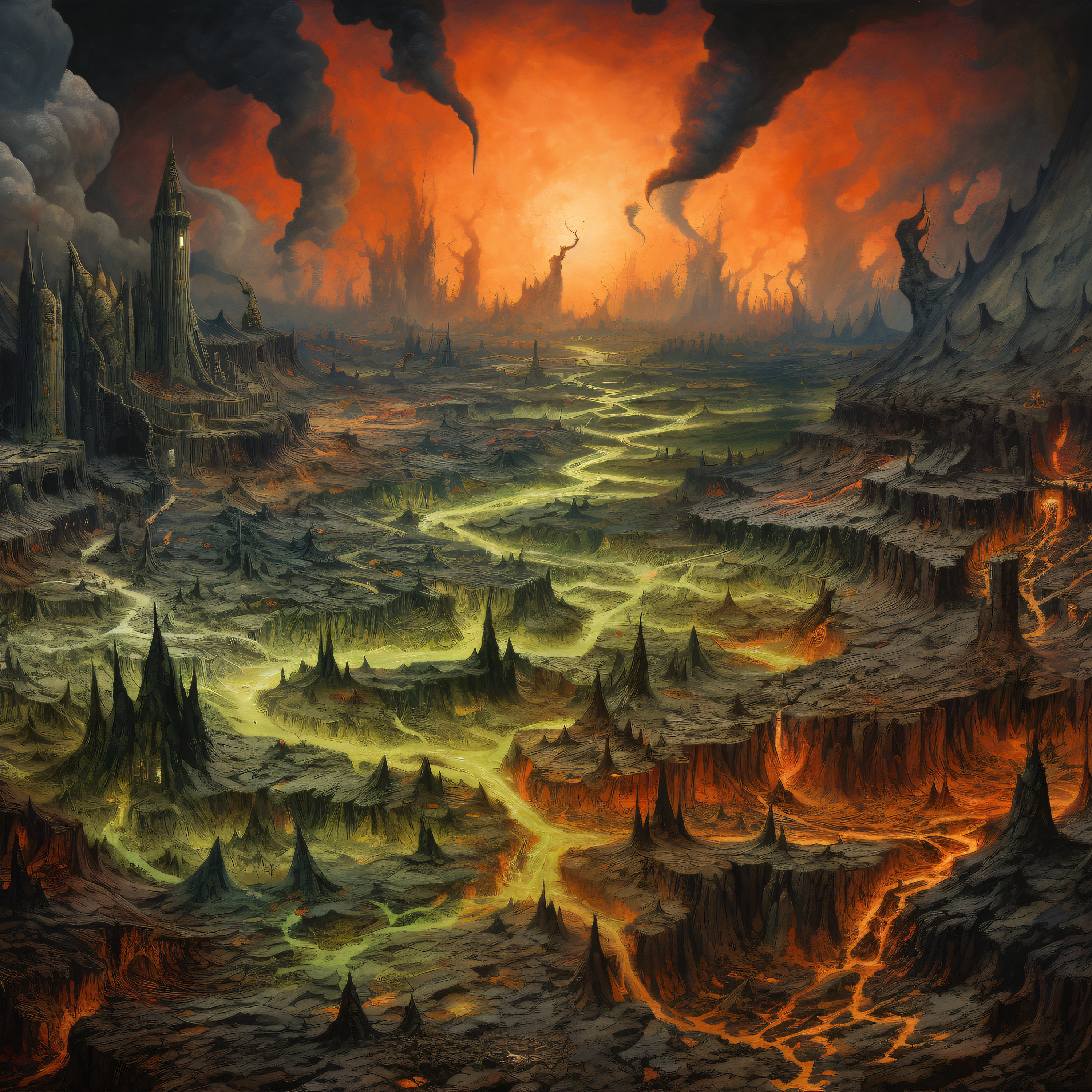 Fantasy or Sci-fi Scenery Commission! - Etsy