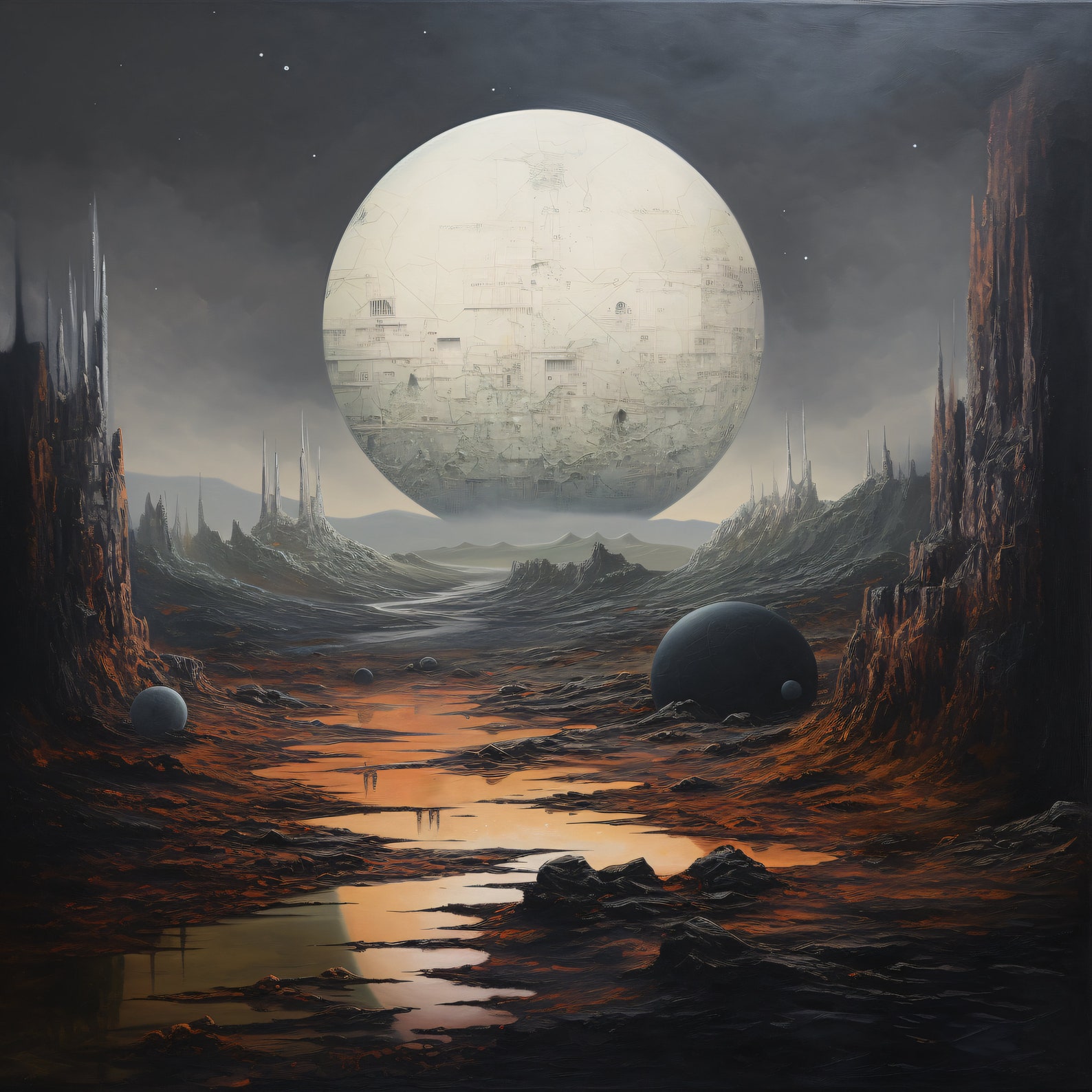 Fantasy or Sci-fi Scenery Commission! - Etsy