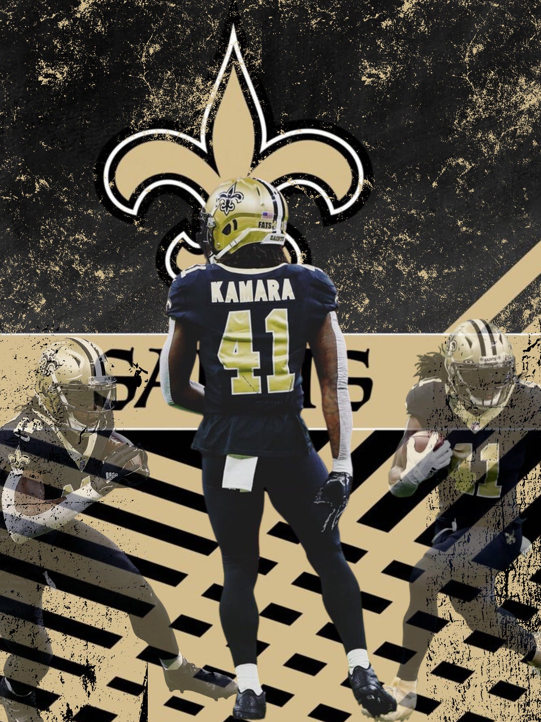 Alvin Kamara Digital Wall Poster - Etsy