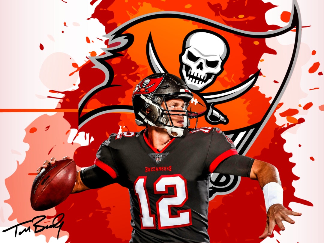 Tom Brady Digital Wallpaper Art - Etsy