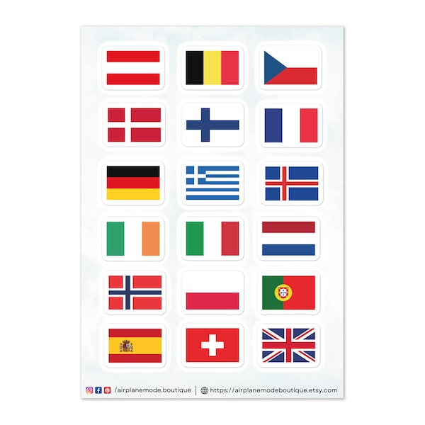 European Flags - Etsy