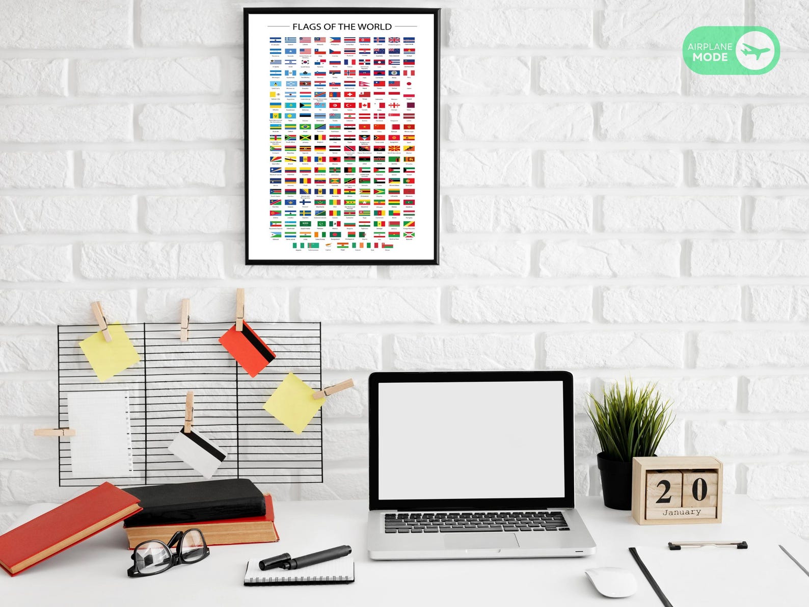 Flags of the World by Color Poster | Countries Flags Chart ...