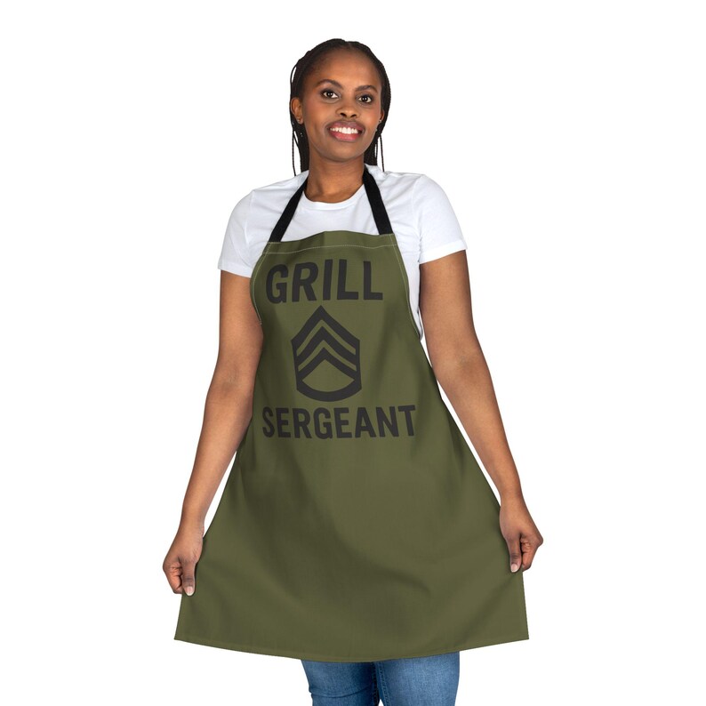 Grill Sergeant Apron Gift Idea Dad Birthday Barbecue Present Man ...