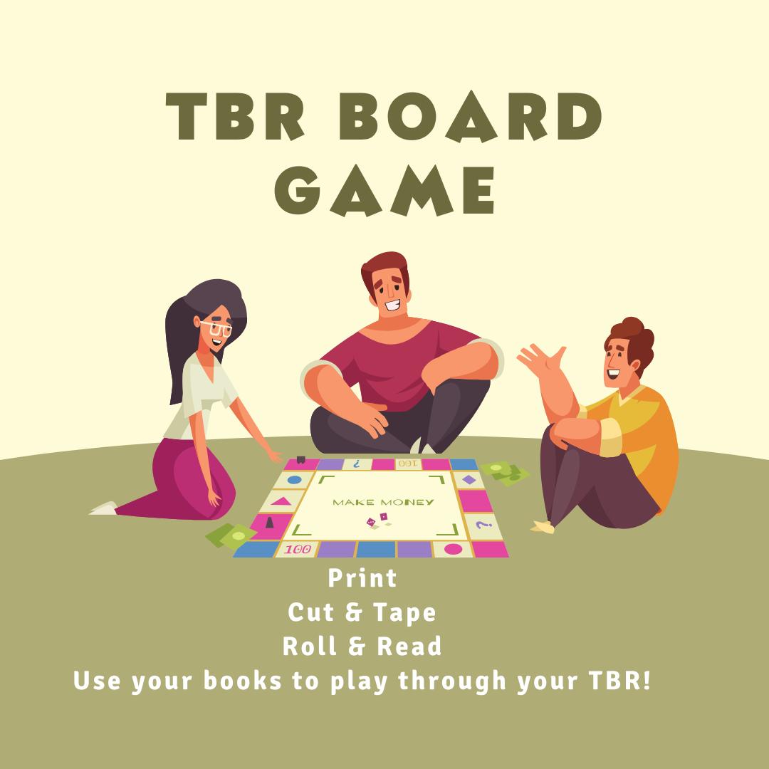 Printable TBR Board Game 45 Space Plot Twist Challenge Read Your TBR ...