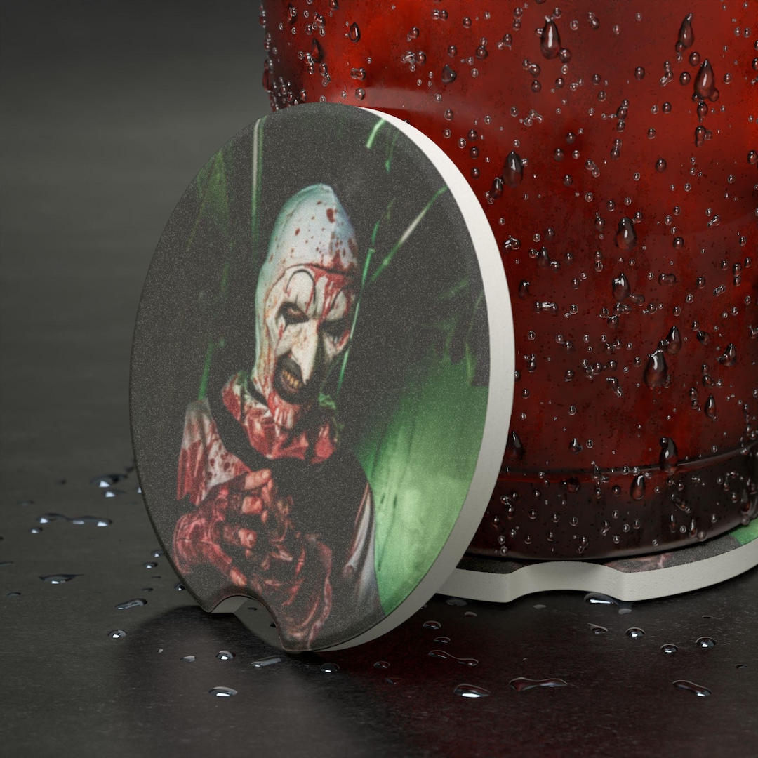 Terrifier Art the Clown Car Coaster: Spooky Horror Movie Fan Gift - Etsy
