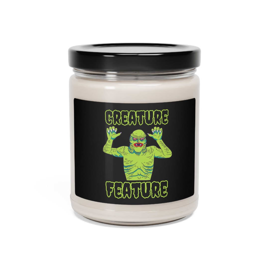 Creature Feature Soy Candle: Aromatic Monster Art - Etsy