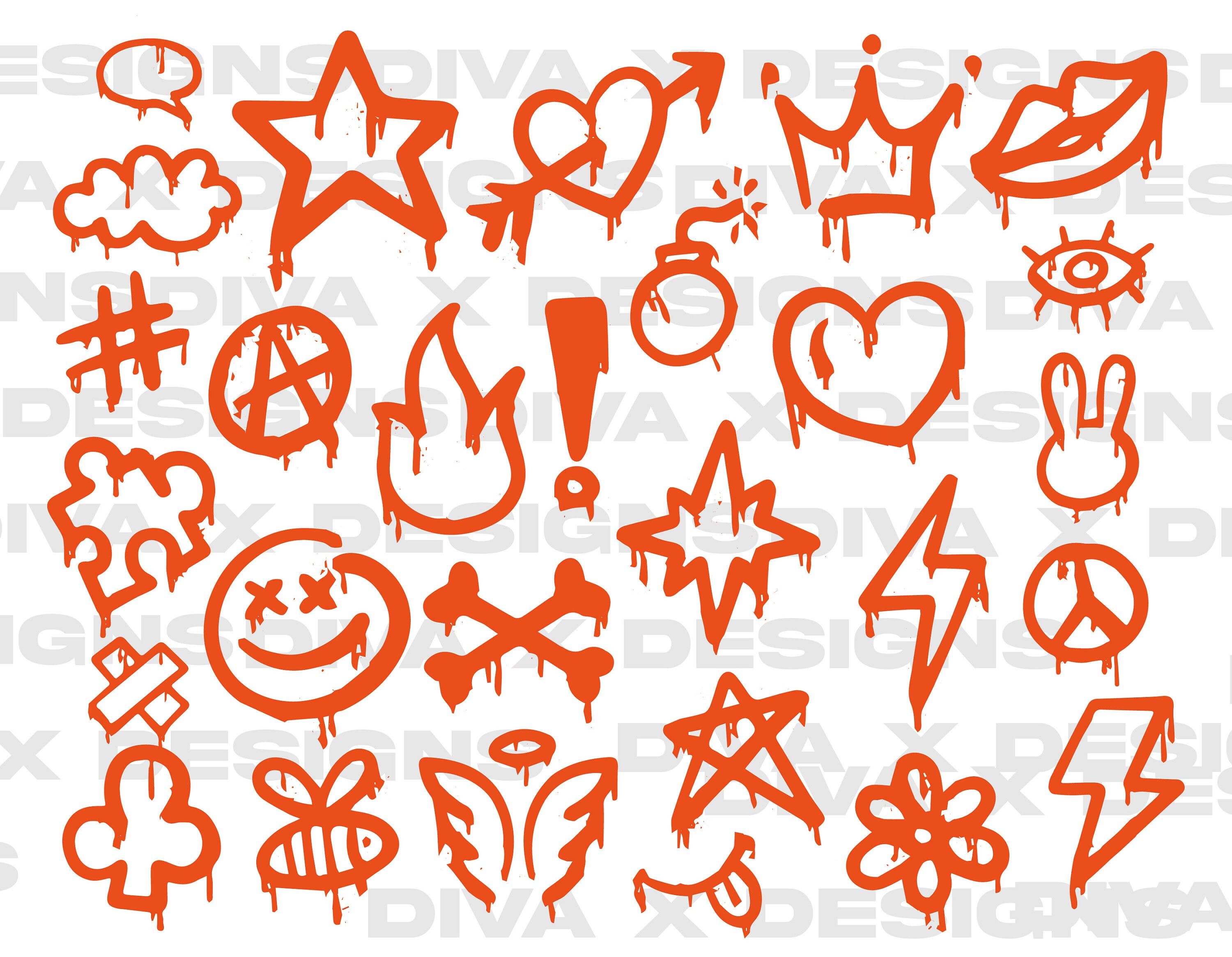 Graffiti Designs, Graffiti Art Pack, Graffiti Stickers, Graffiti Doodle ...