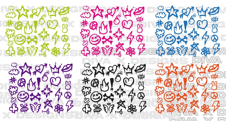 Graffiti Designs, Graffiti Art Pack, Graffiti Stickers, Graffiti Doodle ...