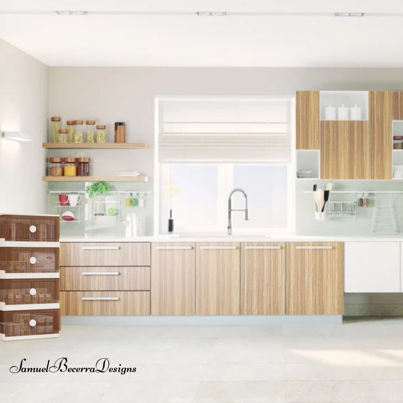 Four Sets of Plastic Storage Containers, Stackable Storage Containers ...