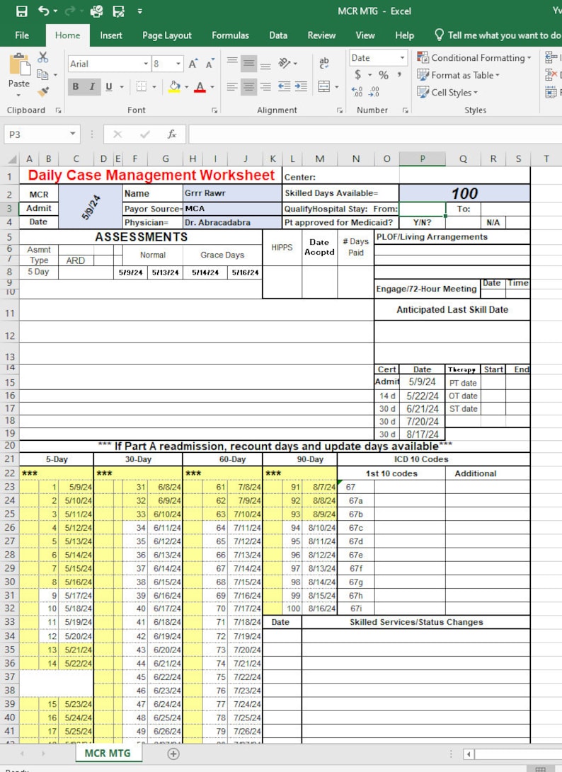 Medicare Meeting Automated Form Skilled Cert Certification Date ...