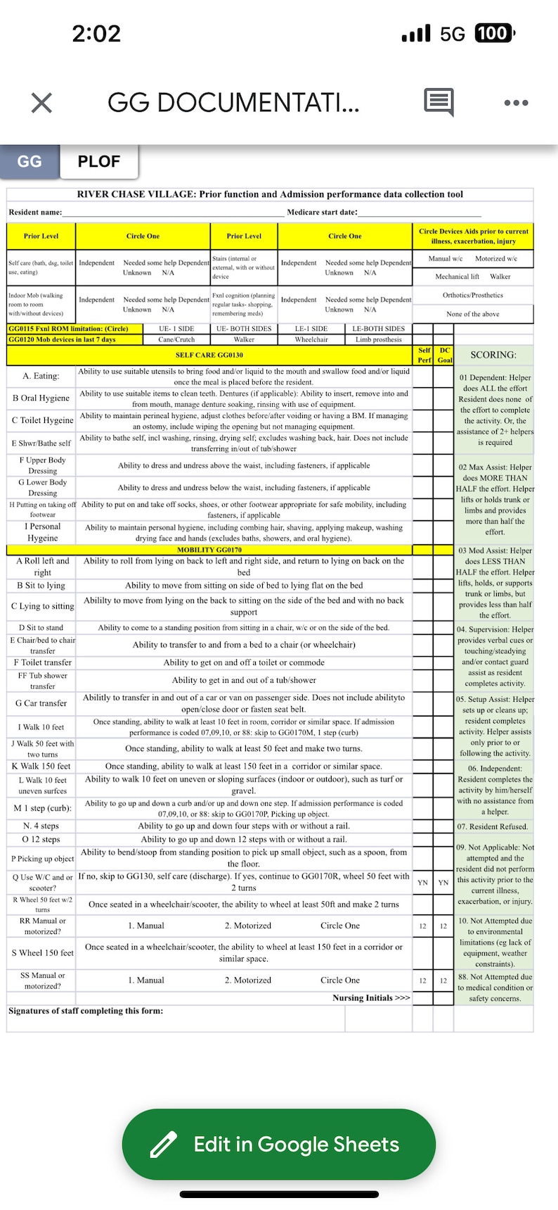 NEW* SECTION GG Documentation Sheets - Etsy