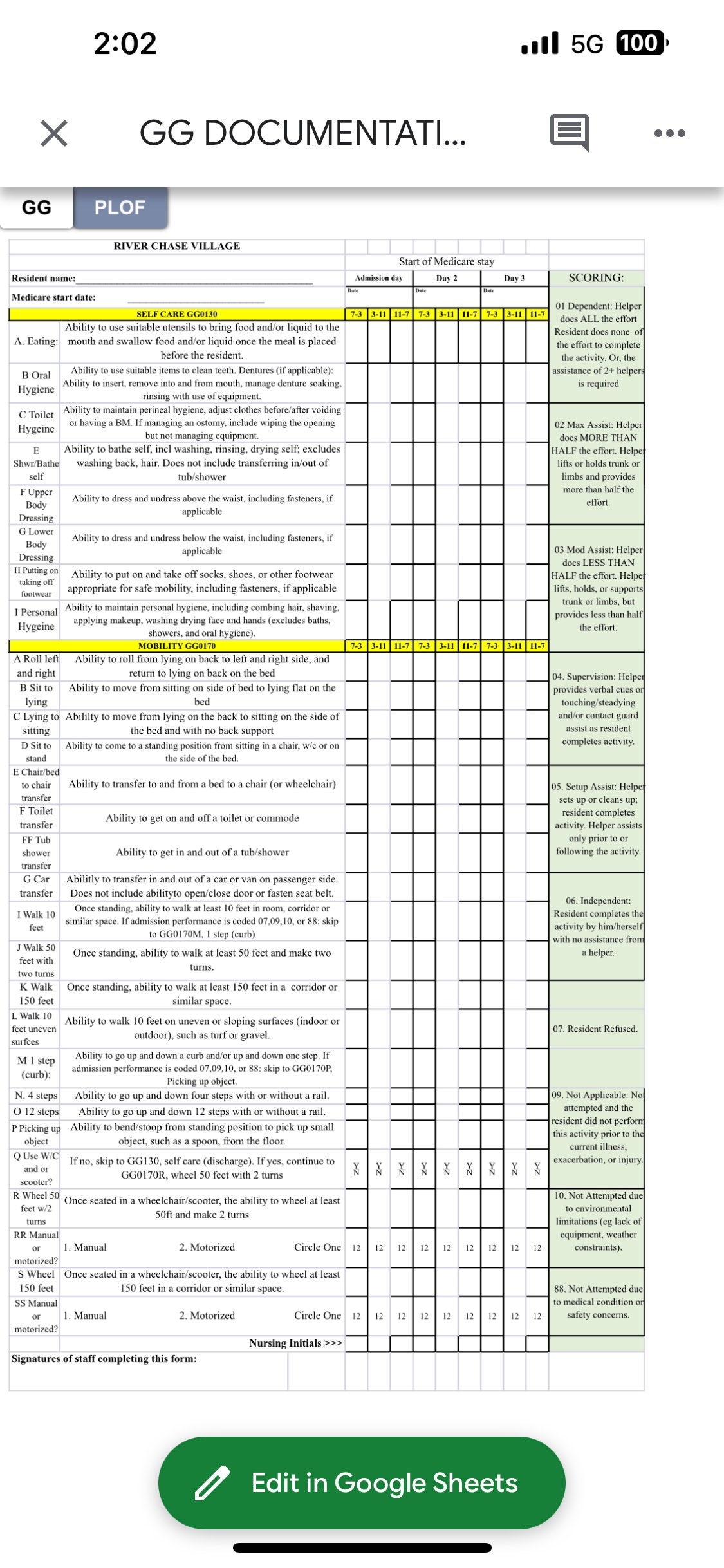 NEW* SECTION GG Documentation Sheets - Etsy